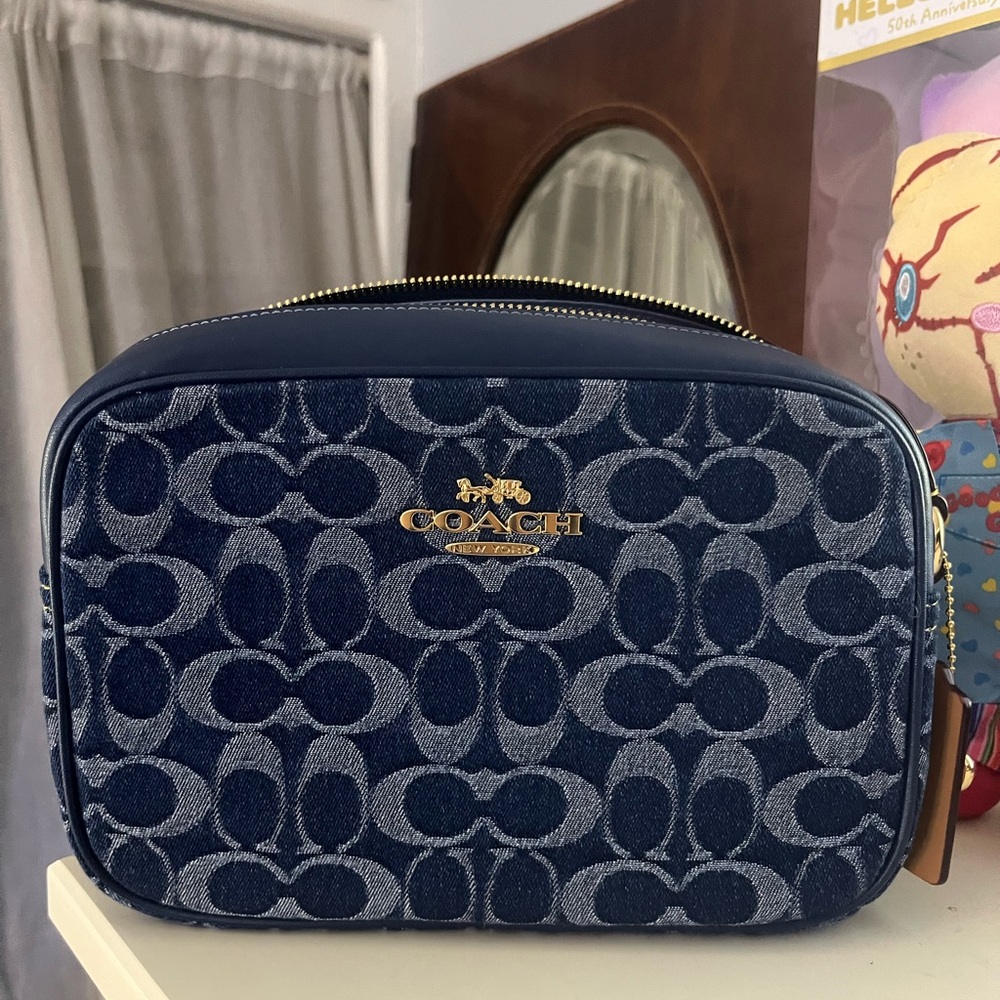 Coach Outlet Jamie Camera Bag In Denim - Gem